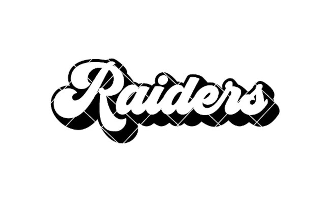 Raiders Retro Script Regular and Distressed - SVG/DXF/PNG File for ...