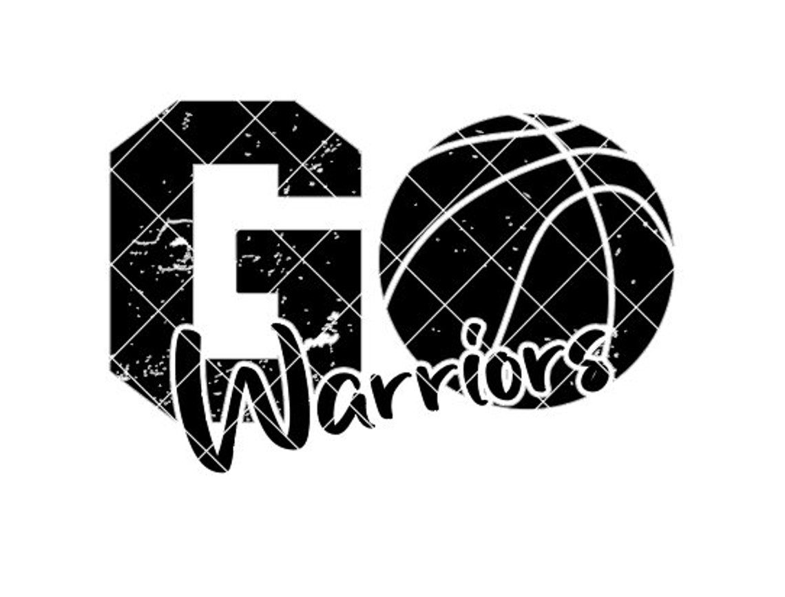 Go Warriors Basketball SVG/DXF/PNG File for Cutting Machines - Etsy