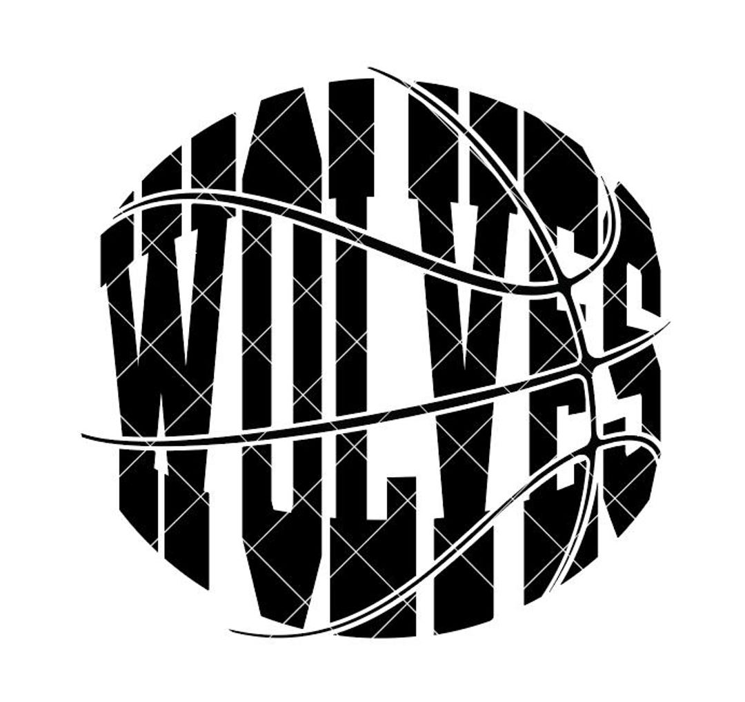 Wolves Basketball - SVG/DXF/PNG File for Cutting Machines and ...