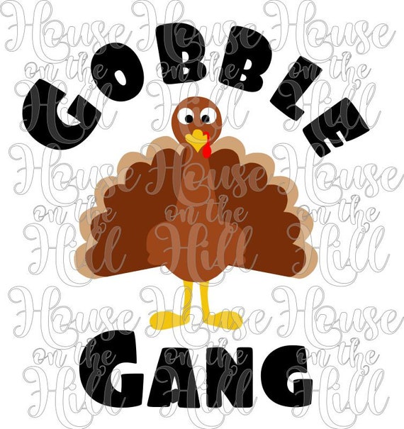 Gobble Gang SVG/DXF/PNG File for Cutting Machines | Etsy
