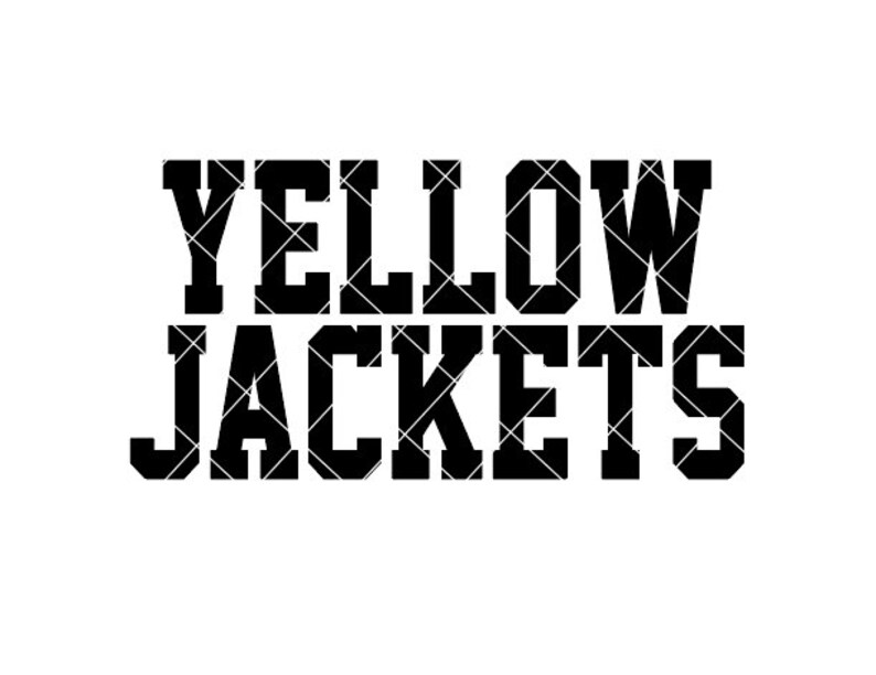 Yellow Jackets SVG/DXF/PNG File for Cutting Machines and - Etsy