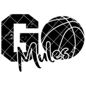 Go Mules Basketball - SVG/DXF/PNG File for Cutting Machines and ...