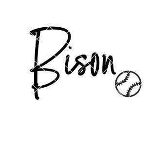 Bison Sports SVG/DXF/PNG File for Cutting Machines and - Etsy