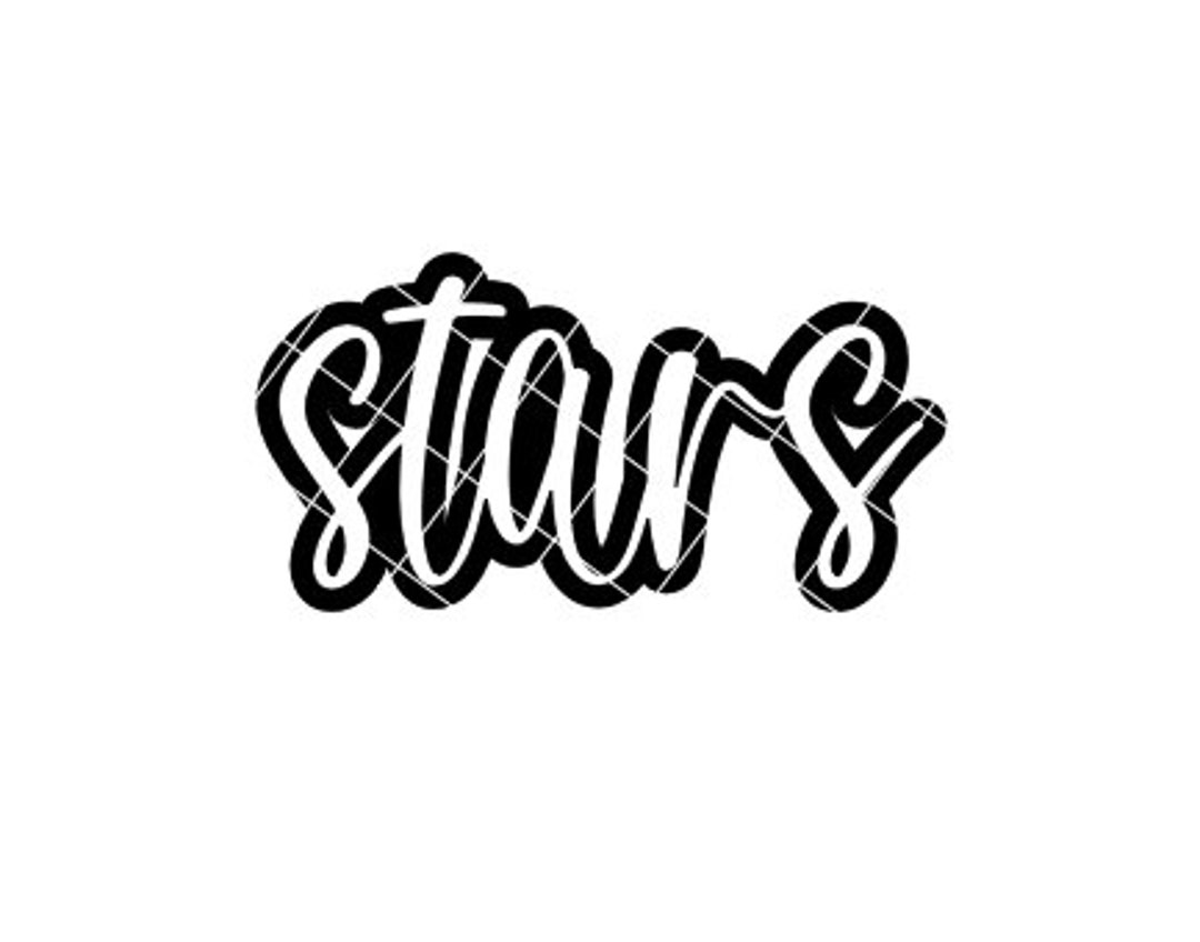 Stars SVG/DXF/PNG File for Cutting Machines and Sublimation - Etsy