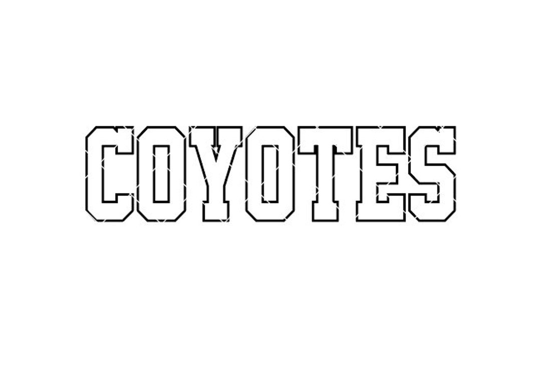 Coyotes - SVG/DXF/PNG File for Cutting Machines and Sublimation - Etsy