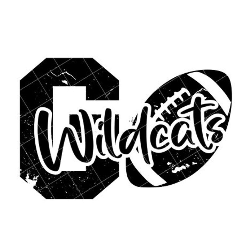 Go Wildcats Football SVG/DXF/PNG File for Cutting Machines and ...