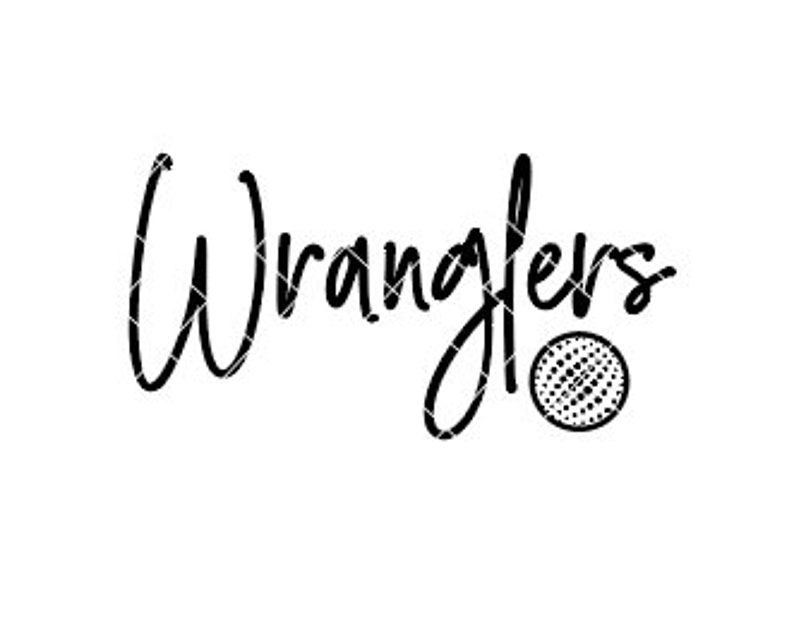 Wranglers Sports - SVG/DXF/PNG File for Cutting Machines and ...