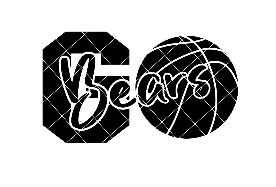 Go Bears Basketball - SVG/DXF/PNG File for Cutting Machines and ...