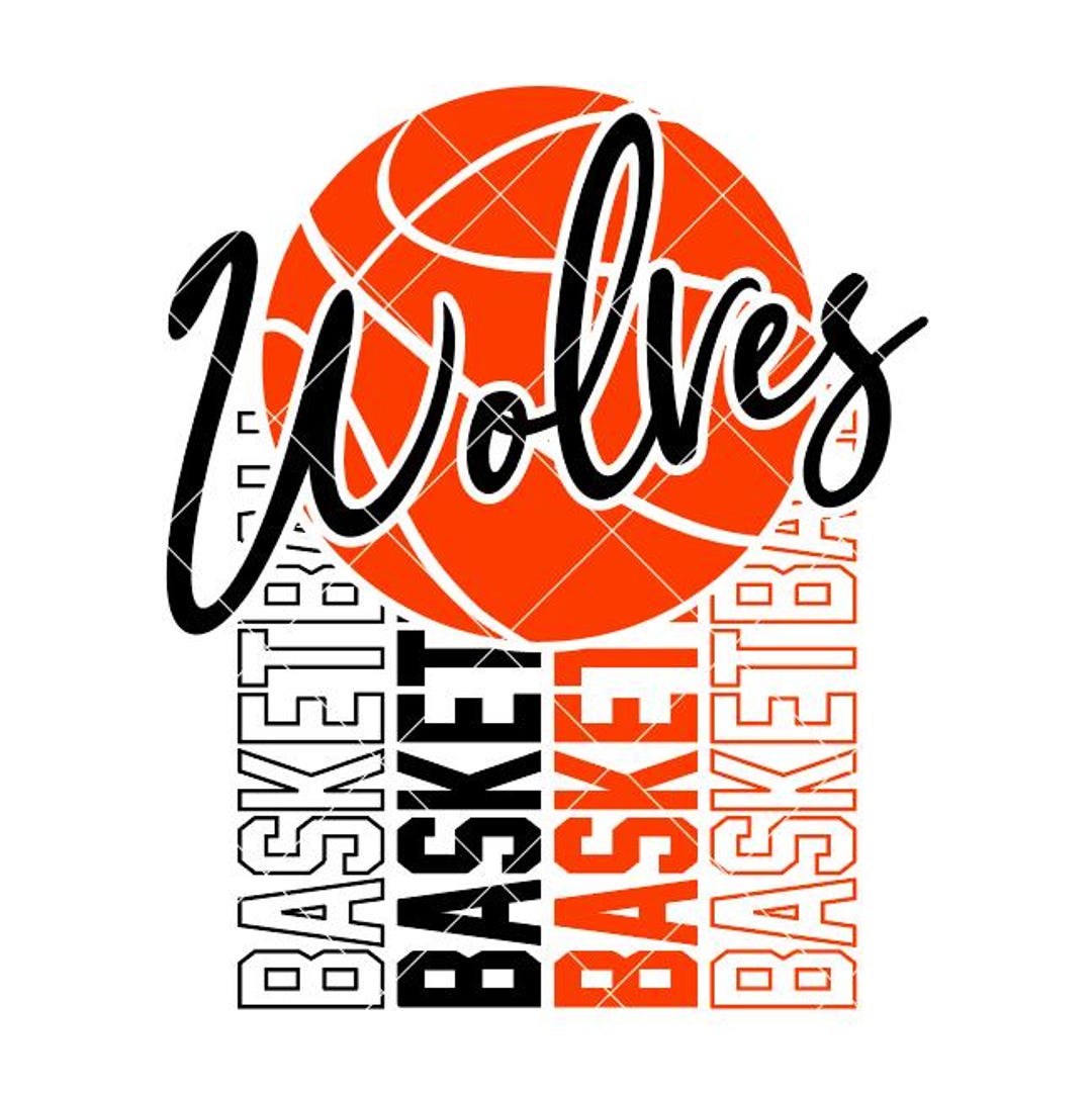 Wolves Basketball - SVG/DXF/PNG File for Cutting Machines and ...