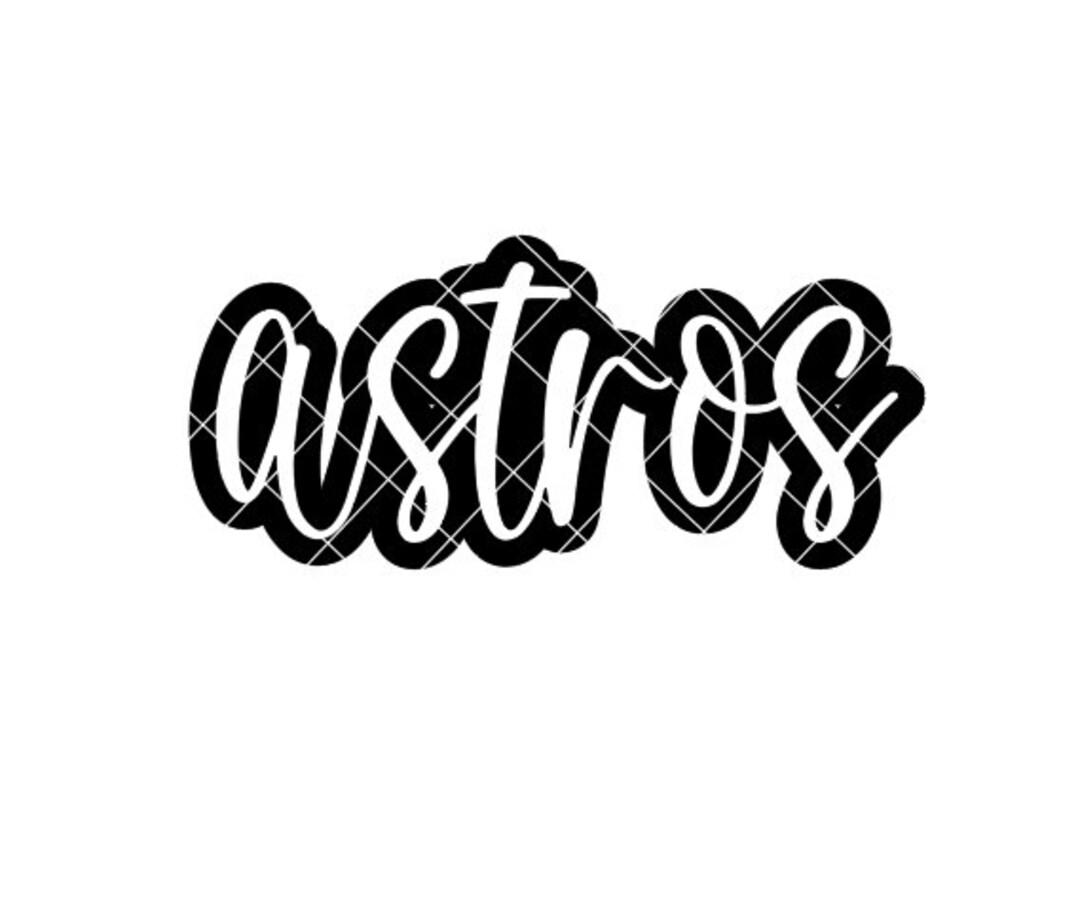 Astros SVG/DXF/PNG File for Cutting Machines and Sublimation - Etsy