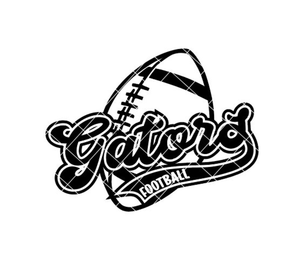 Gators Football Retro Script Regular and Distressed - SVG/DXF/PNG File ...