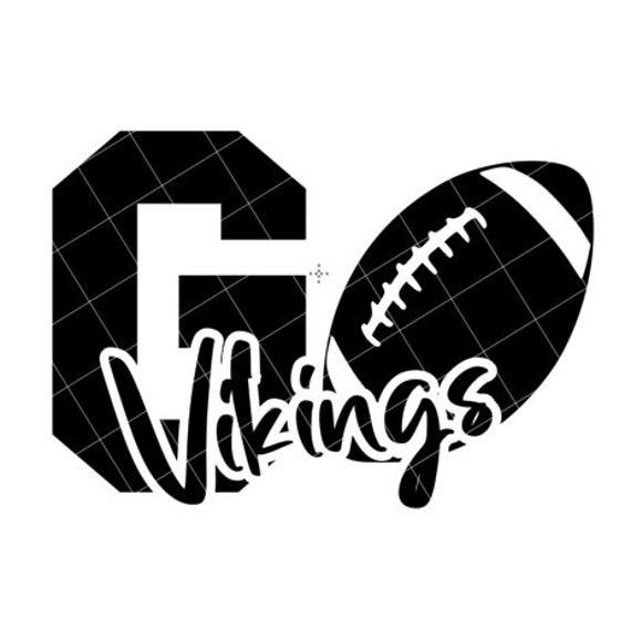 Go Vikings Football SVG/DXF/PNG File for Cutting Machines - Etsy