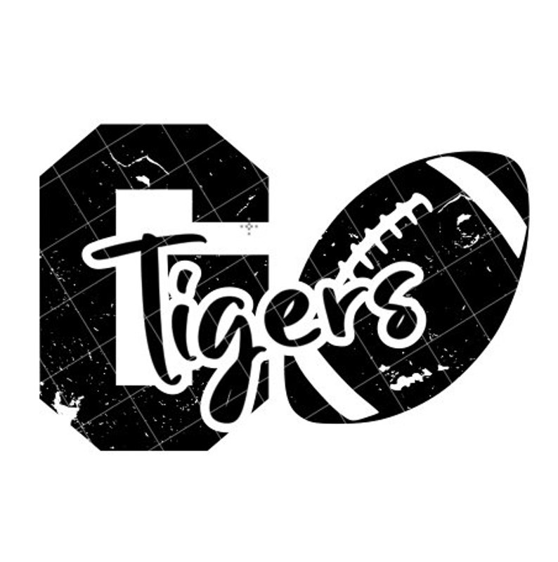 Go Tigers Football SVG/DXF/PNG File for Cutting Machines and - Etsy