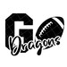 Go Dragons Football - SVG/DXF/PNG File for Cutting Machines and ...
