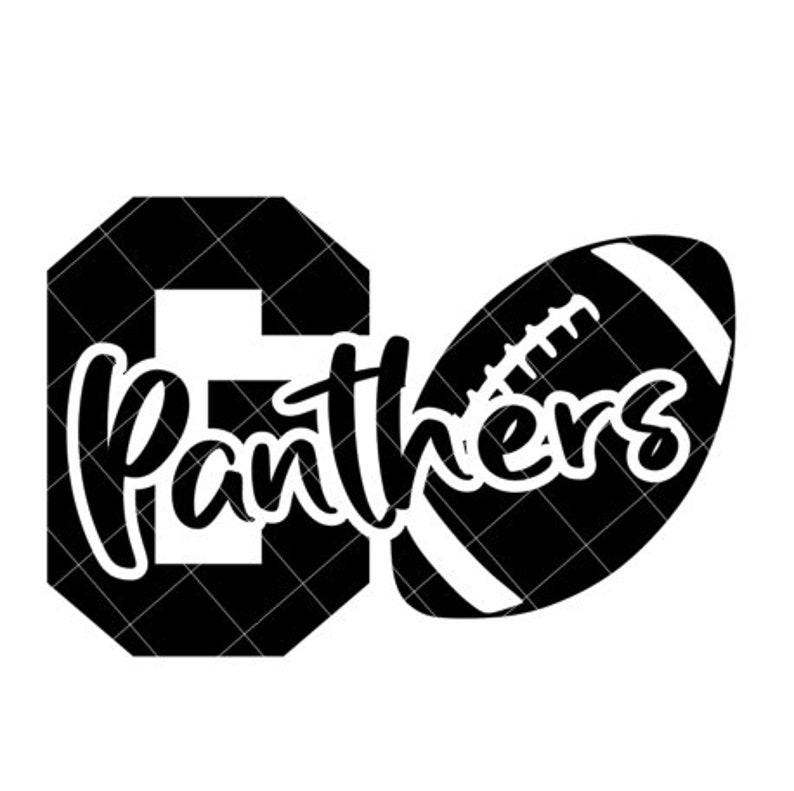 Go Panthers Football SVG/DXF/PNG File for Cutting Machines - Etsy