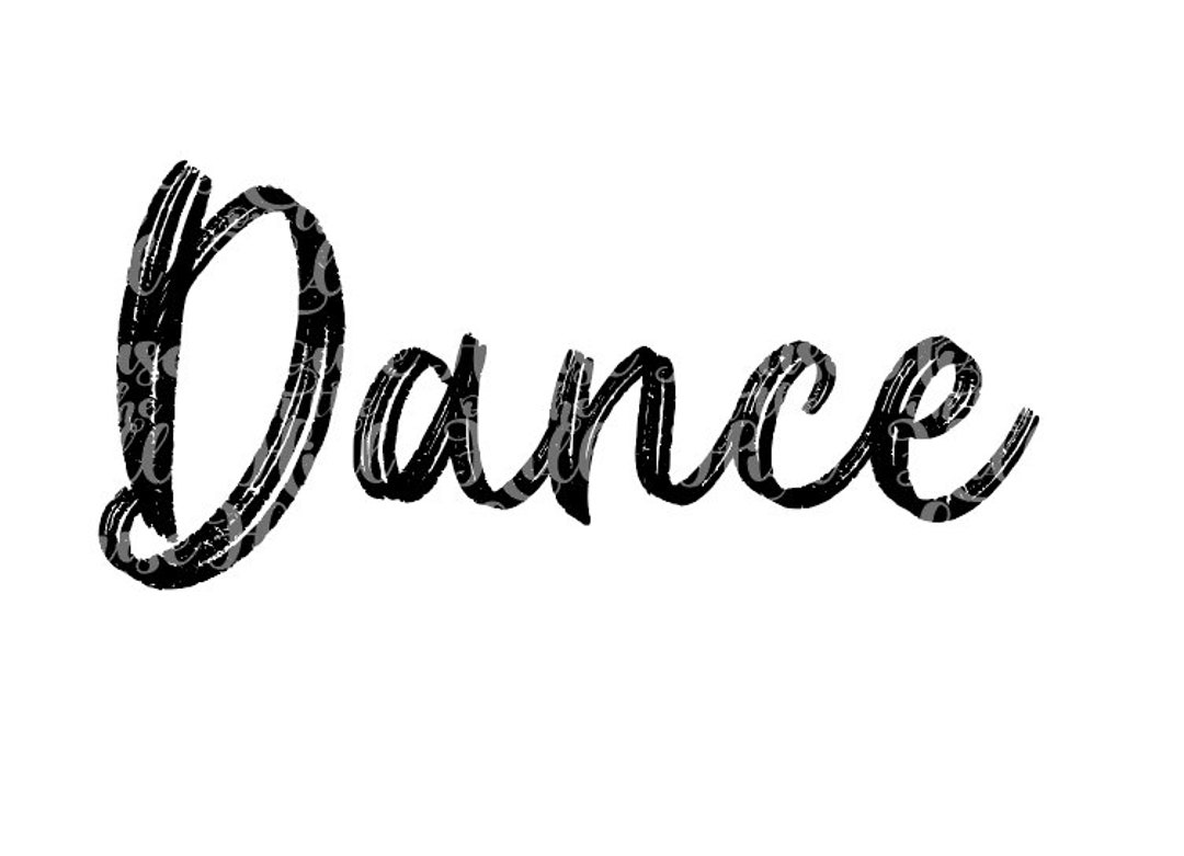 Dance - SVG/DXF/PNG File for Cutting Machines - Etsy
