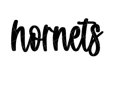 Hornets With Outline - SVG/DXF/PNG File for Cutting Machines and ...