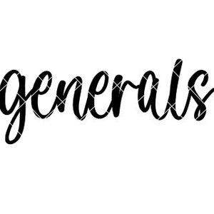 Generals - SVG/DXF/PNG File for Cutting Machines and Sublimation - Etsy