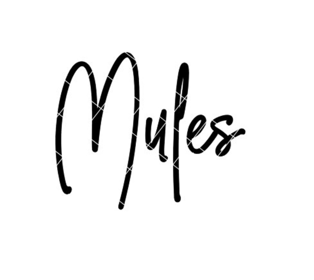 Mules Sports - SVG/DXF/PNG File for Cutting Machines and Sublimation - Etsy