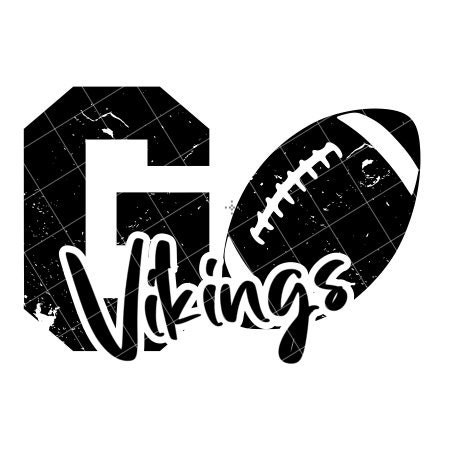 Go Vikings Football SVG/DXF/PNG File for Cutting Machines and ...