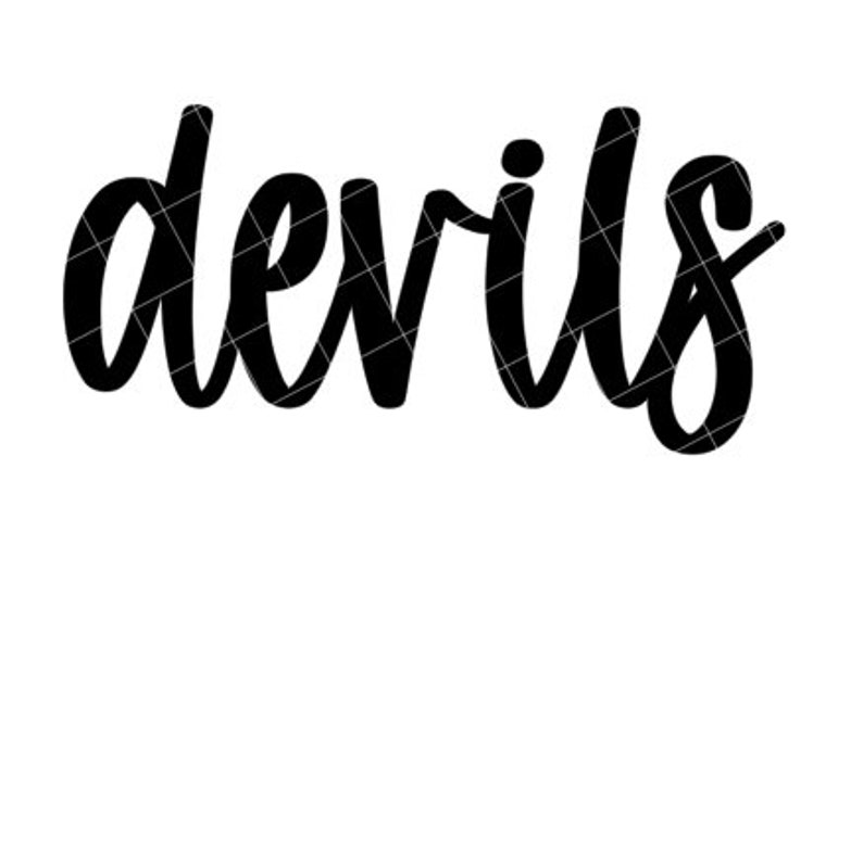 Devils With Outline SVG/DXF/PNG File for Cutting Machines and ...