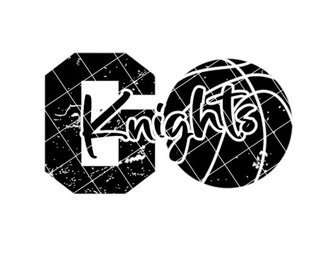 Go Knights Basketball SVG/DXF/PNG File for Cutting Machines - Etsy