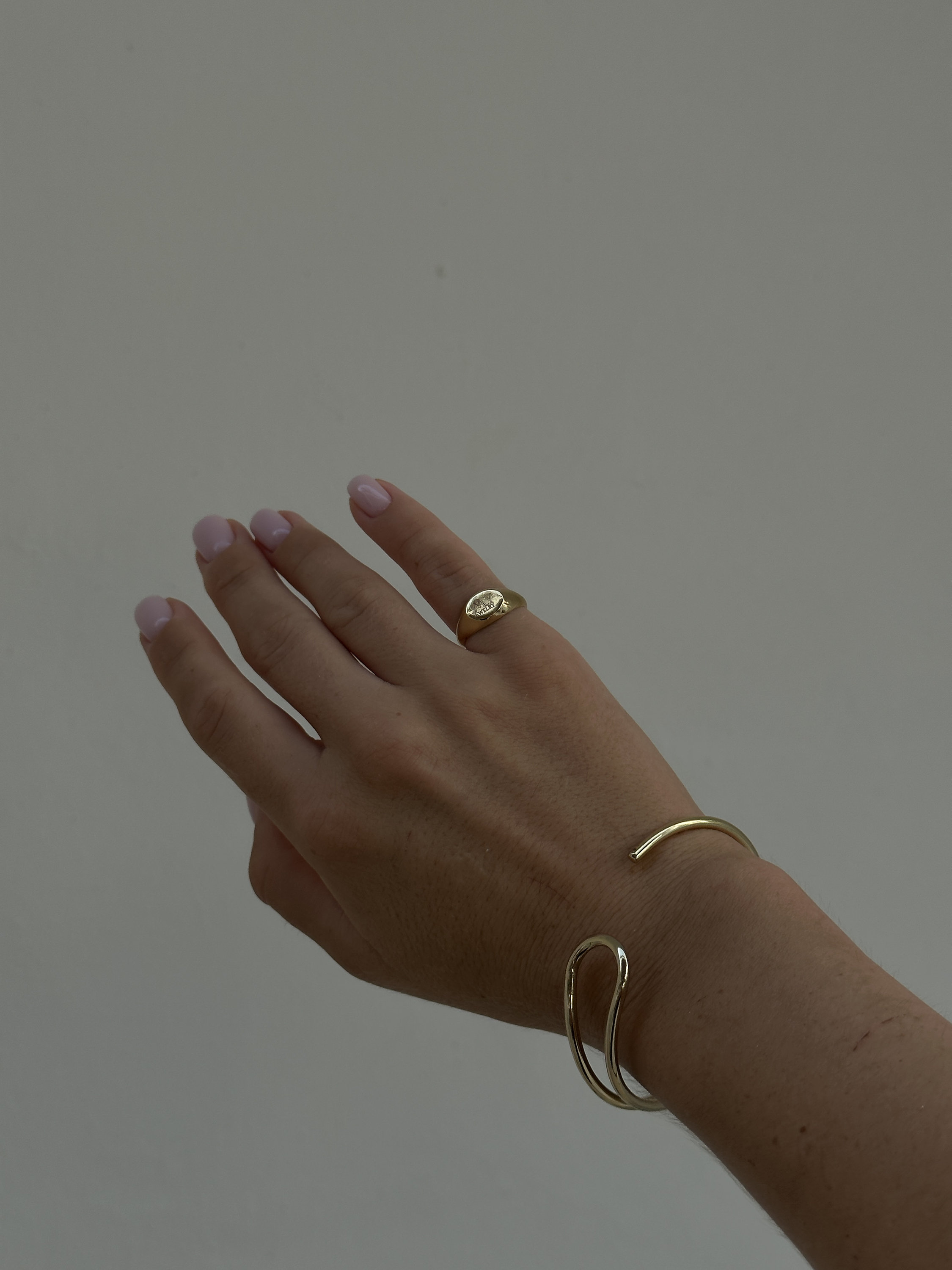 Custom Initial Pinky Signet Ring, Personalized Gift - Etsy
