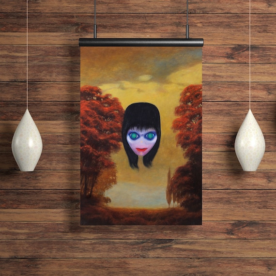 Zdzislaw Beksinski Poster Beskinski Print Creepy Face | Etsy Australia