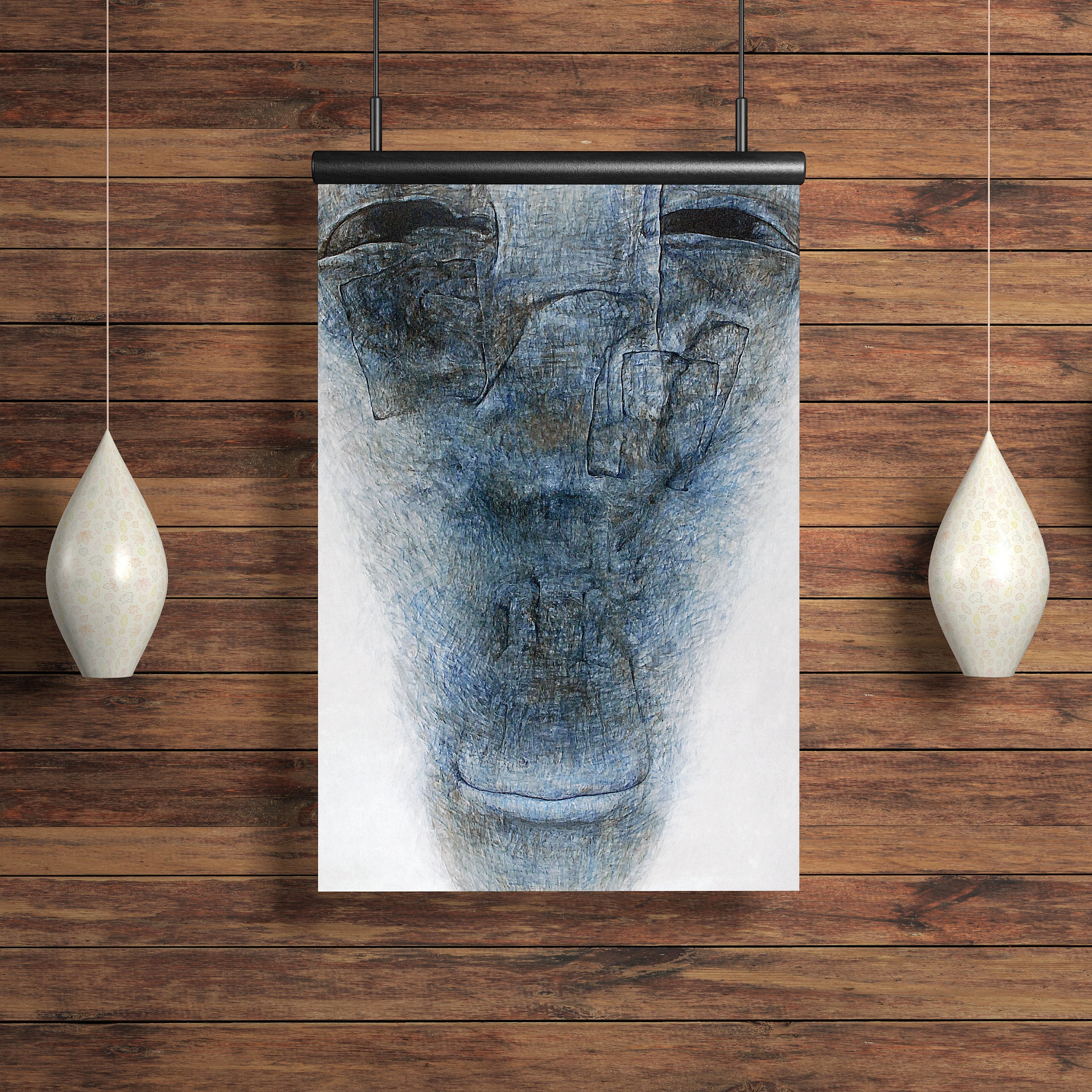 Zdzislaw Beksinski Poster, Beksinski Print, Abstract Face Art, Surreal ...