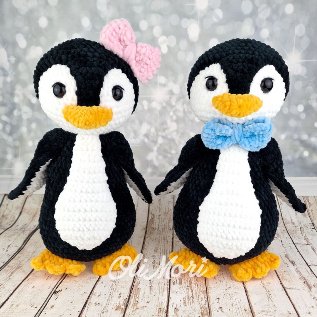 Schemat Szydełkowy Amigurumi pingwinki Penguin Olimori PDF PL - Etsy