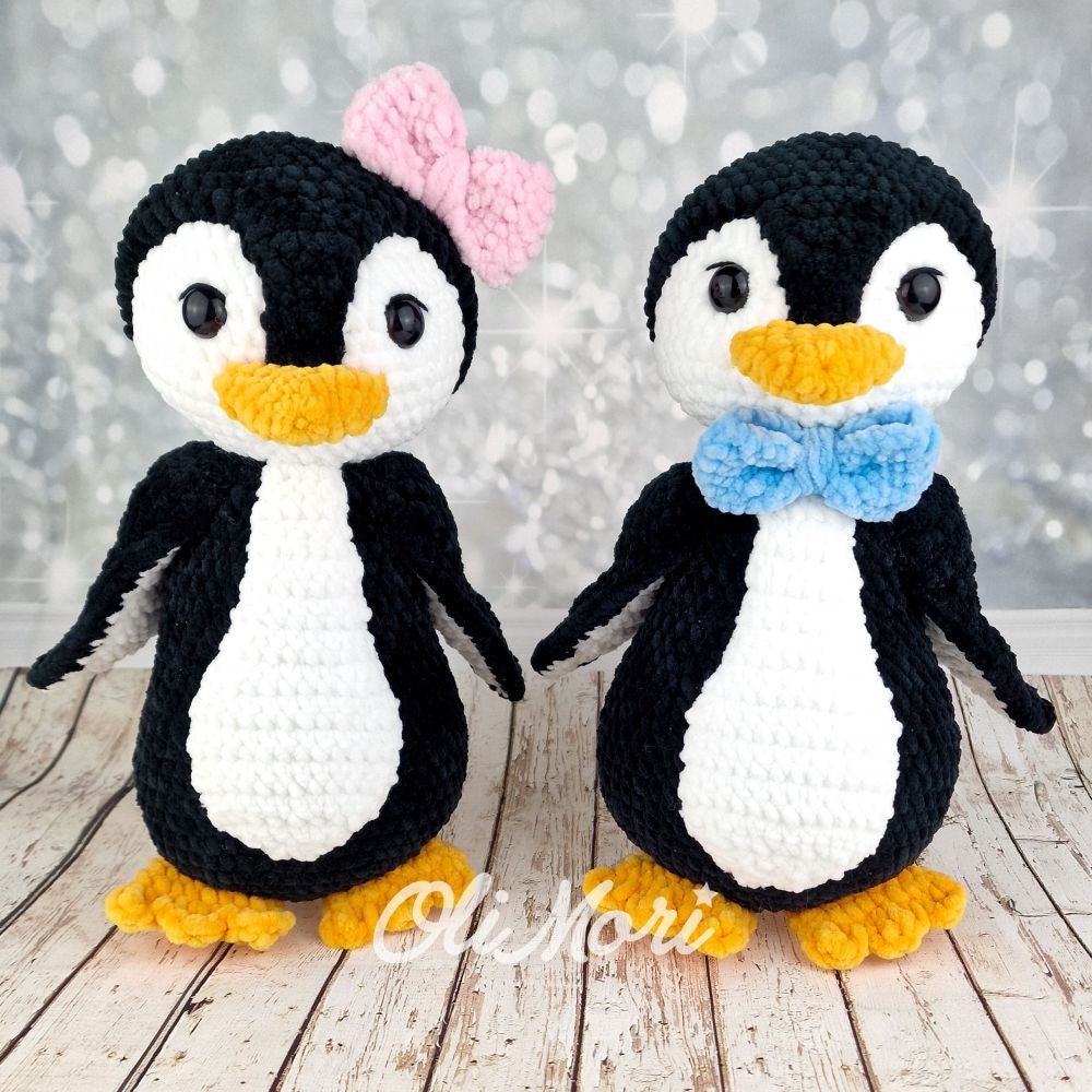 Schemat Szydełkowy Amigurumi pingwinki Penguin Olimori PDF PL - Etsy