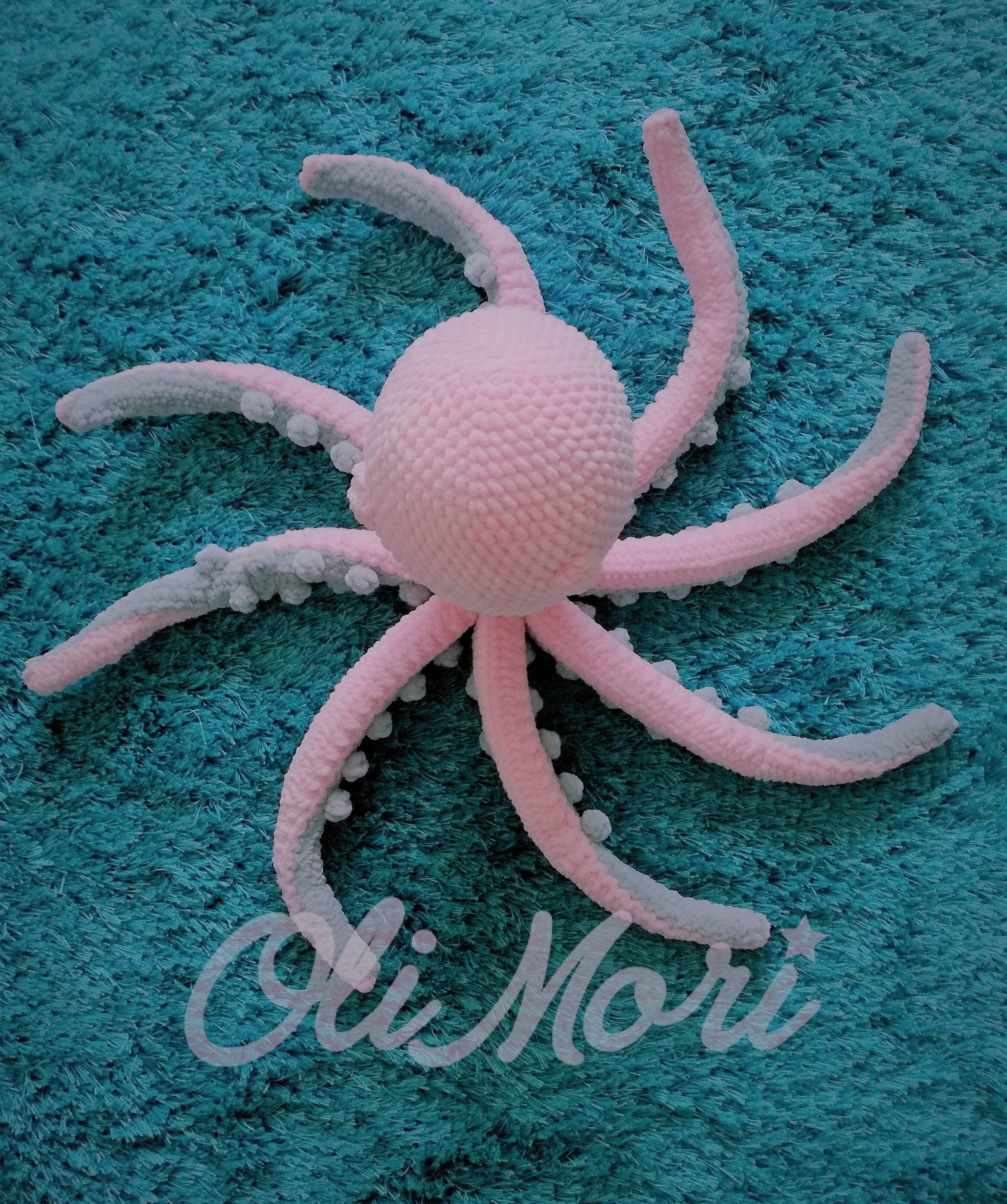 PATTERN Octopus MIDI Crochet Seaworld Amigurumi Olimori Ośmiornica ...