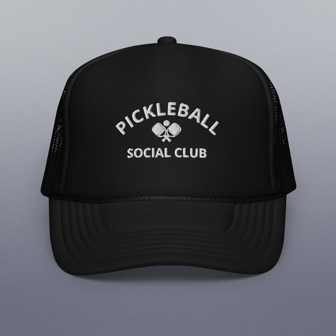 Pickleball Social Club Foam Trucker Hat 3 Colors, Pickleball Cap ...