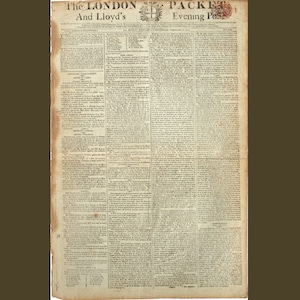 88_london Packet Newspaper, Old Newspaper, London Newspaper ...