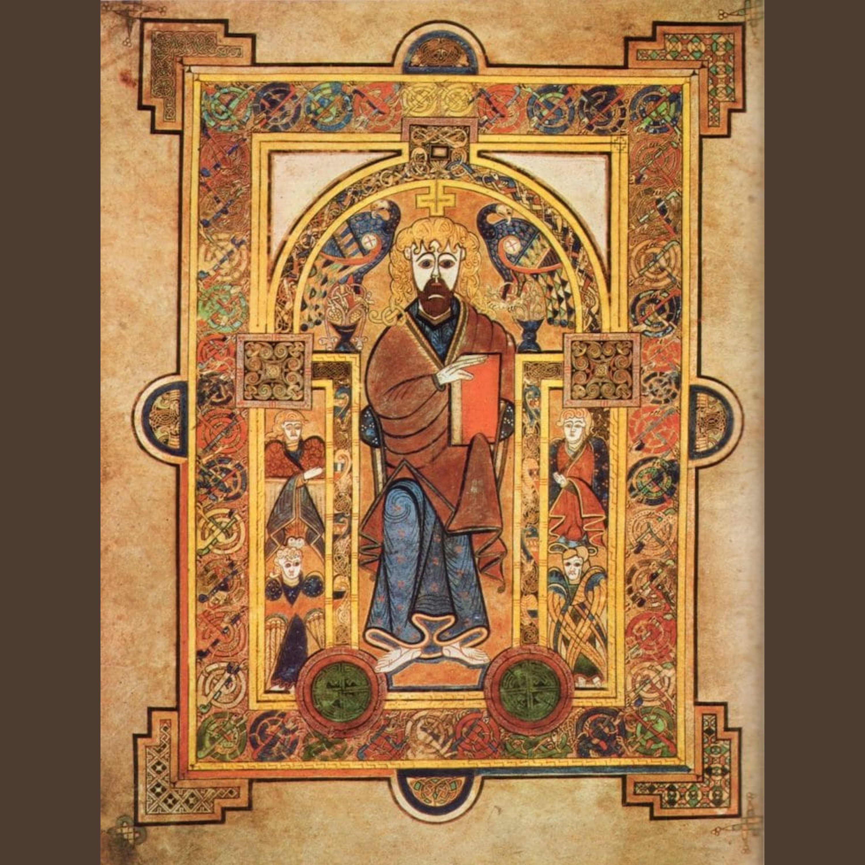 90_book of Kells Decoupage Tissue, Irish Book of Kells, Deborah Bucher ...