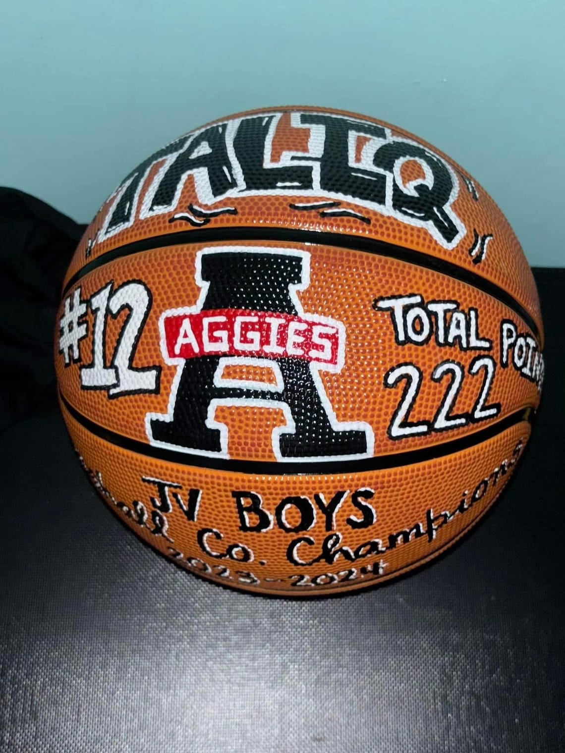 Hand Painted Basketball - Etsy