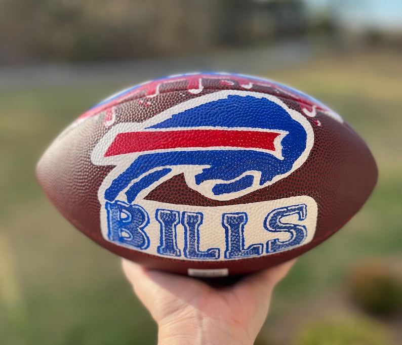 Hand Painted Football - Etsy