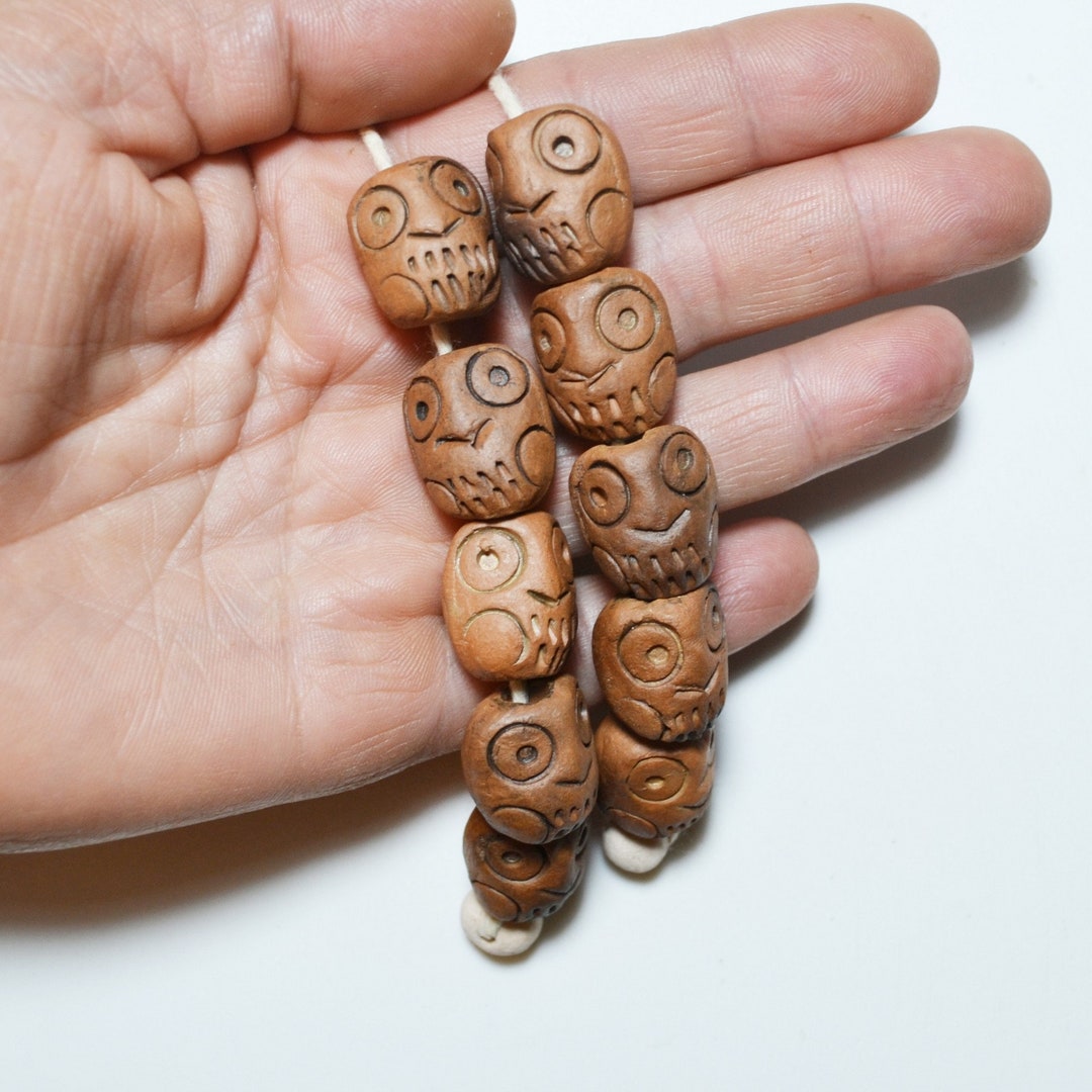 Brown Matte Little Owl Beads. Unglazed Beads 20x16 Mm (0.79x0.63 Inches ...