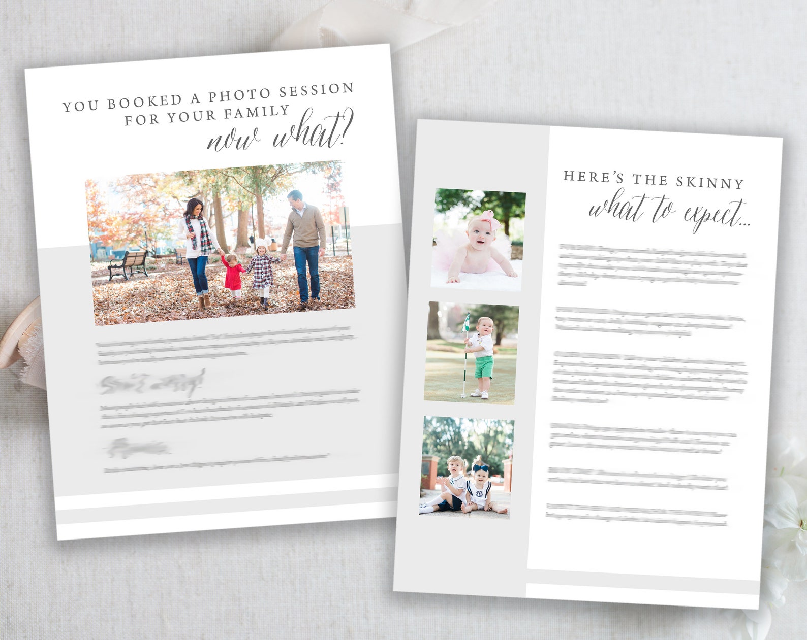Family and Children Session Prep Guide Template. Instant - Etsy