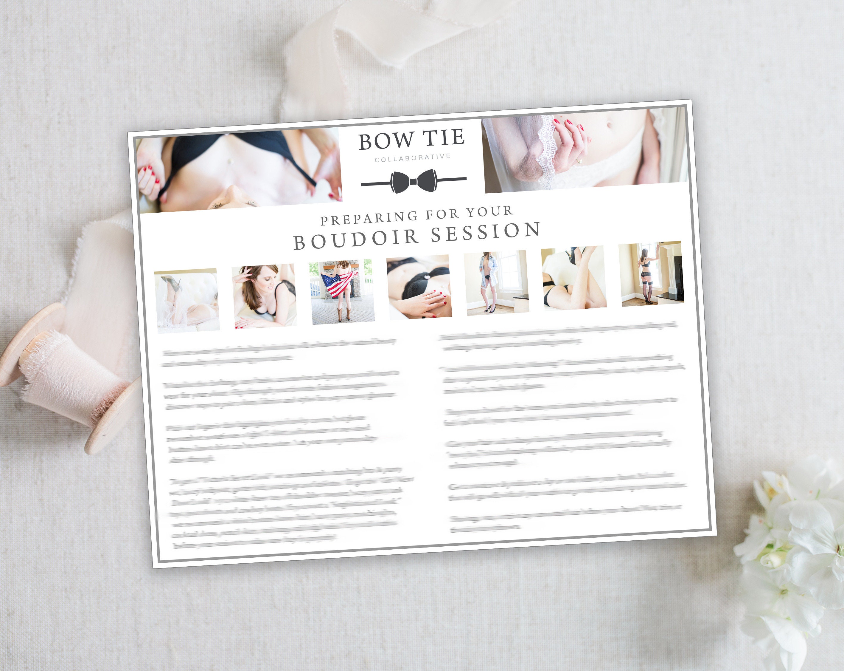 Boudoir Prep Guide. Photography Client Prep Guides. Photography Style Guide. Photographer ...