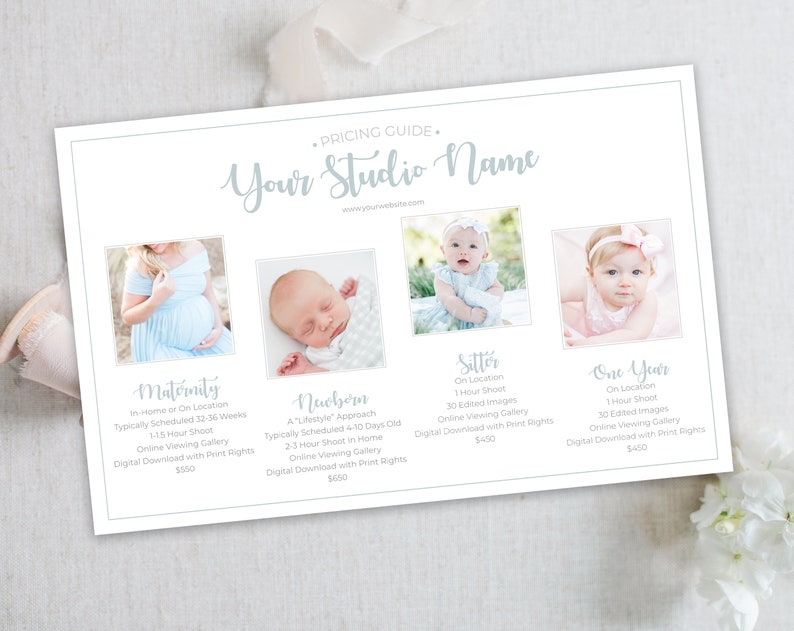 First Year Baby Plan Template Bundle. Newborn Photography. Maternity ...