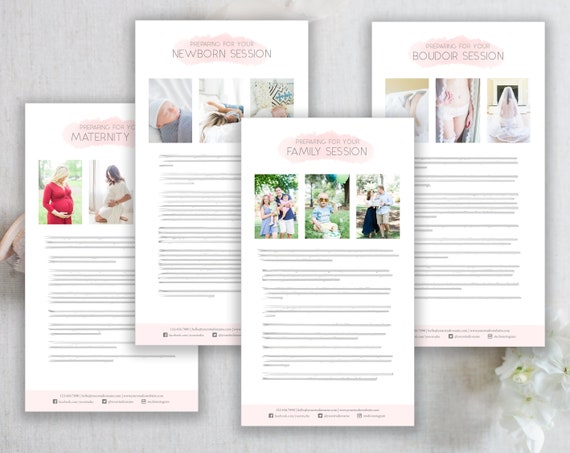 Paper & Party Supplies Paper Stationery Photography Client Prep Guides Newborn Prep Guide ...
