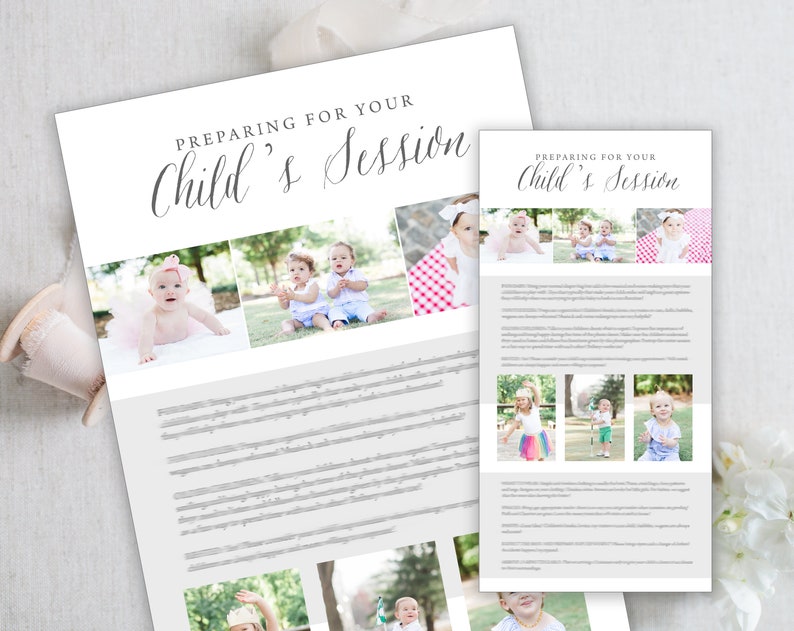 Photography Client Prep Guides. Photographer Template. Photography ...