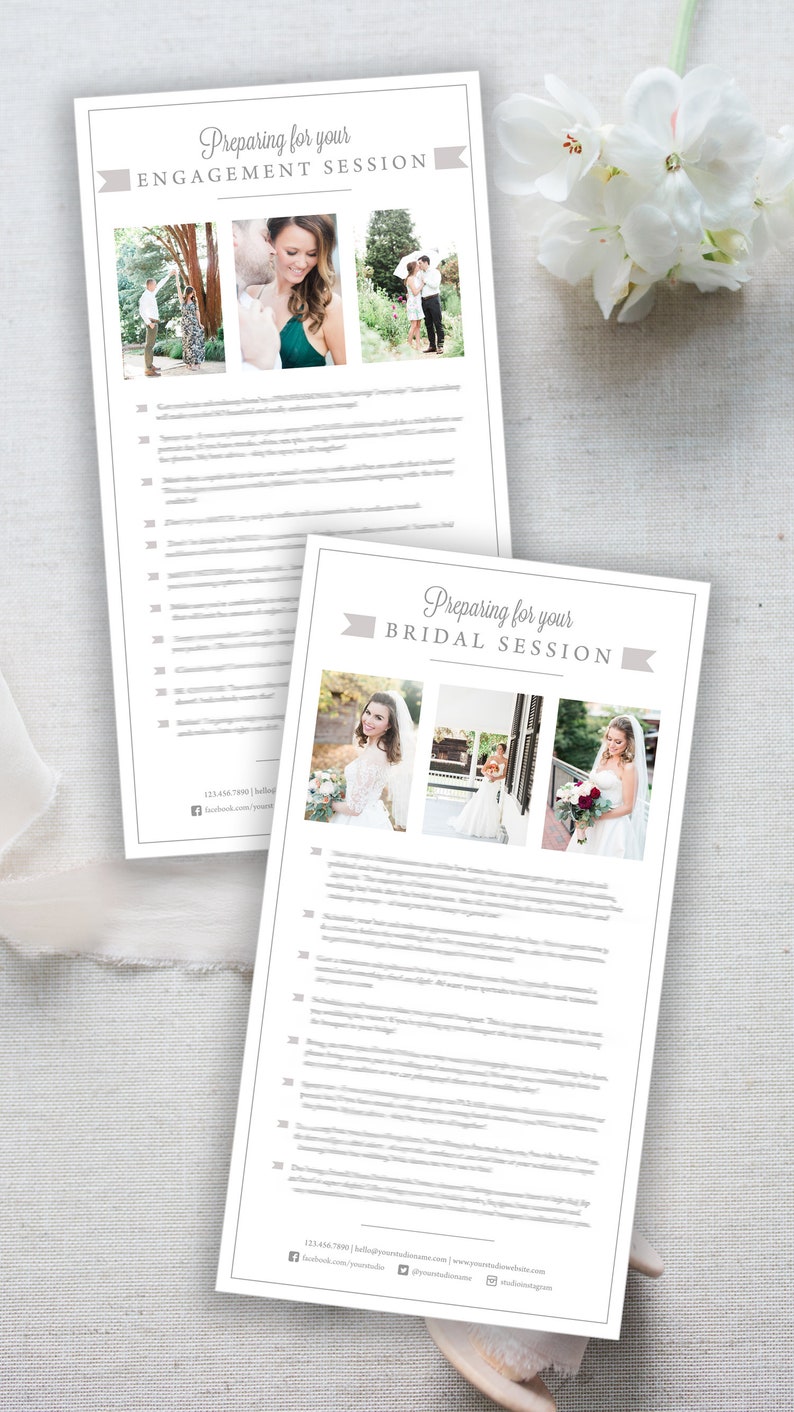 Photography Client Prep Guide. Bridal Guide Engagement Guide ...