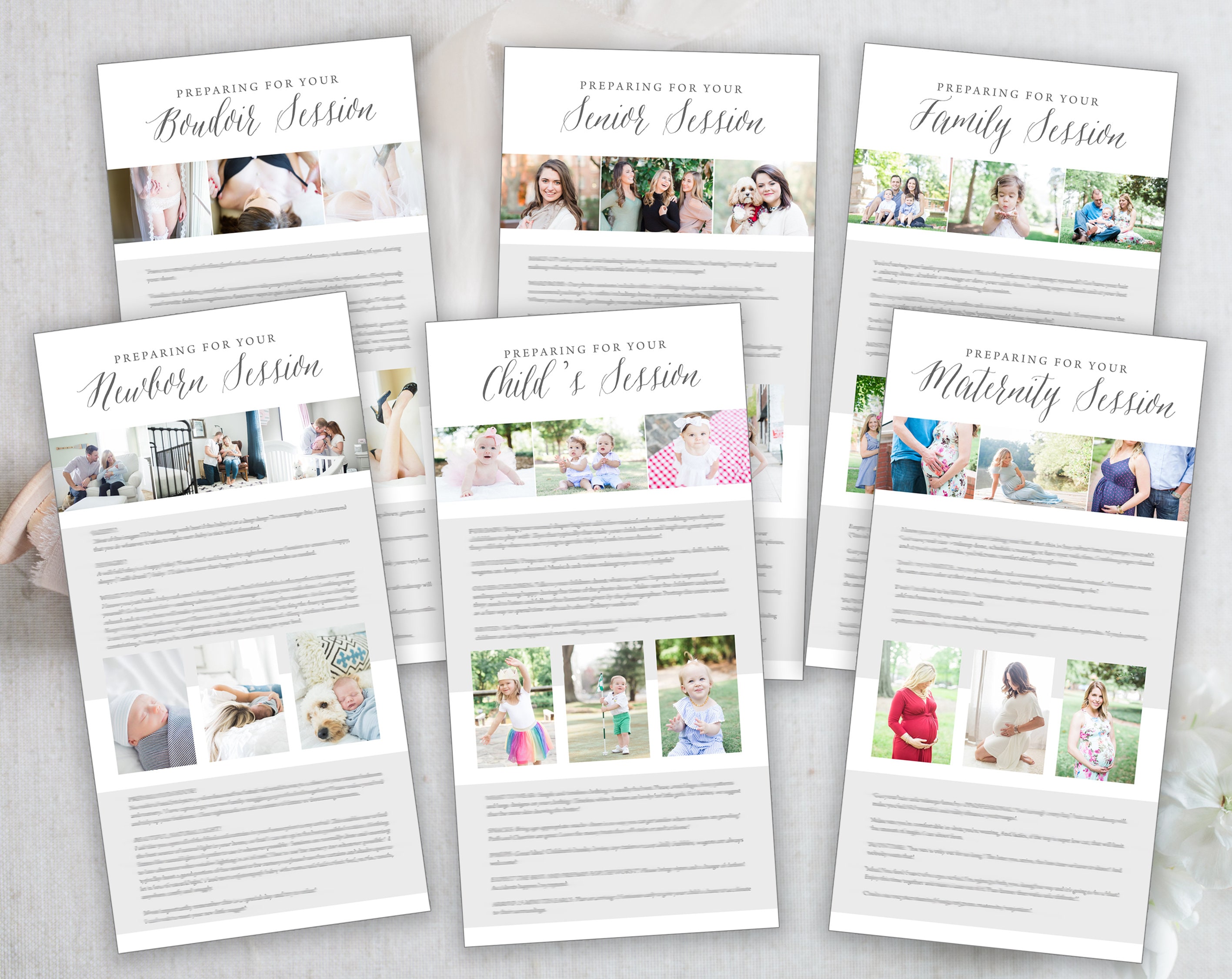 Photography Client Prep Guides. Photographer Template. Photography ...