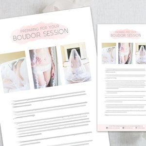 Photography Client Prep Guides Bundle. Photographer Template. - Etsy