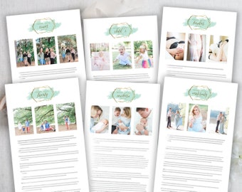 Photography What to Wear Style Guide Template. Client Prep - Etsy