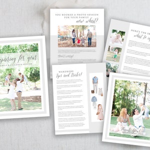 Family and Children Session Prep Guide Template. Instant - Etsy