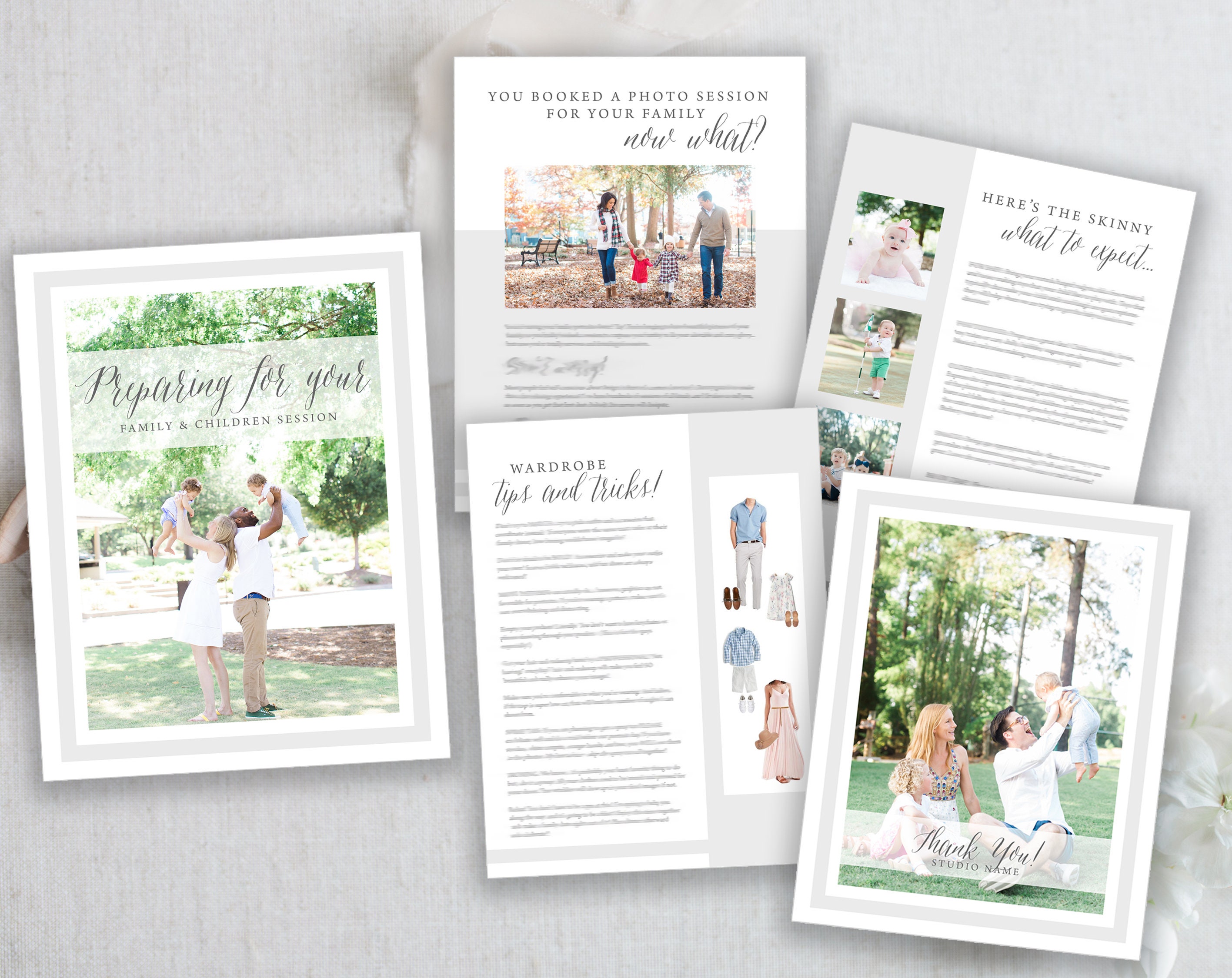 Family and Children Session Prep Guide Template. Instant - Etsy