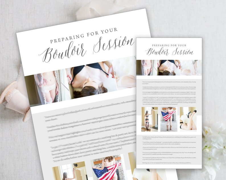 Photography Client Prep Guides. Photographer Template. | Etsy